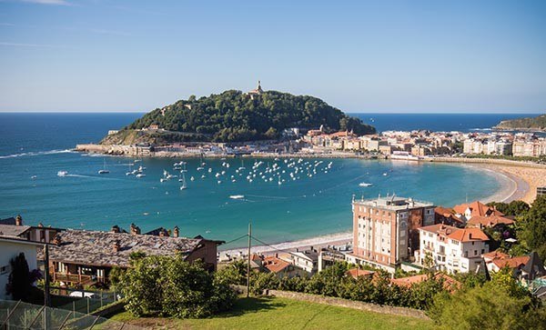 Monte Urgull - berg San Sebastian (Donostia)